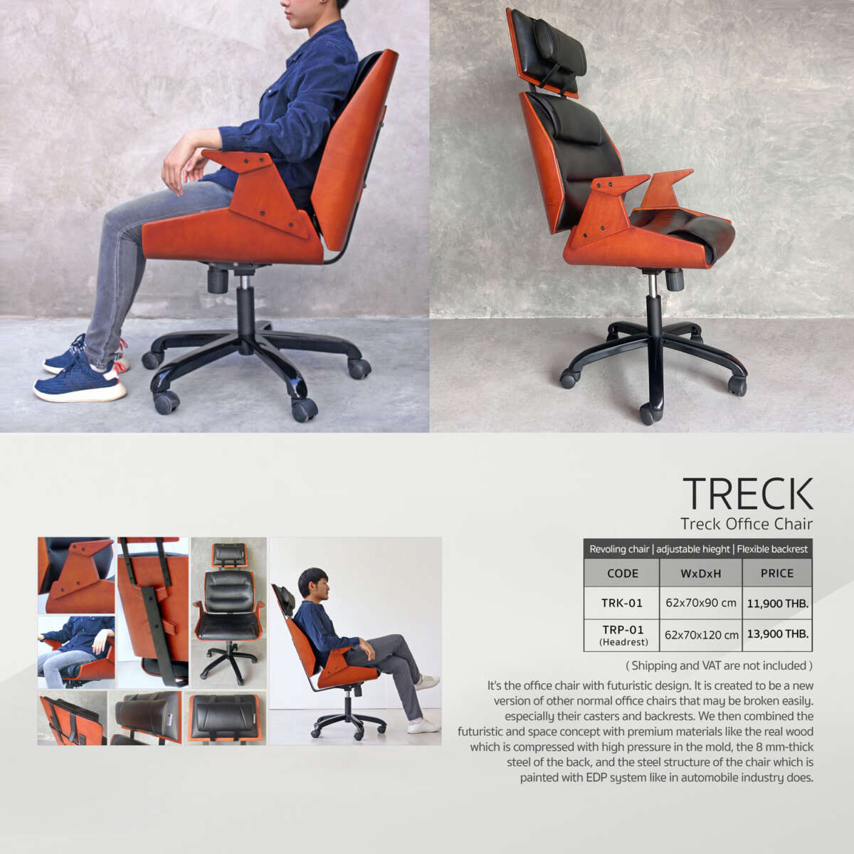 Trek Executive Chair (TRK-TRP 01) – Comfortable Modern Design