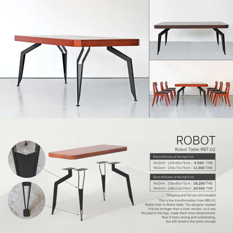 Robot Conference Table (RBT-02) – Modern Design, Standard Size
